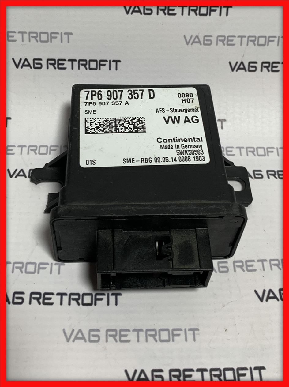 Modul AFS / Modul Cornering Faruri Adaptive VW Audi 7P6907357D 7P6 907 ...