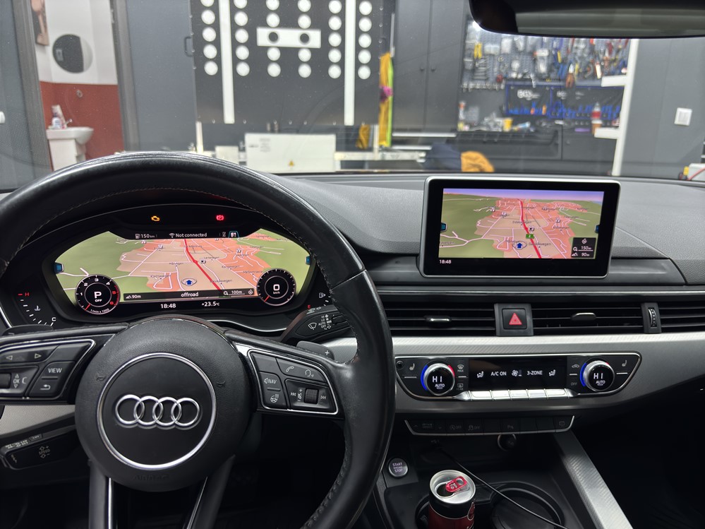 Audi A5 F5 2019 Instalare Retrofit Navigatie Display Mare Ceasuri ...