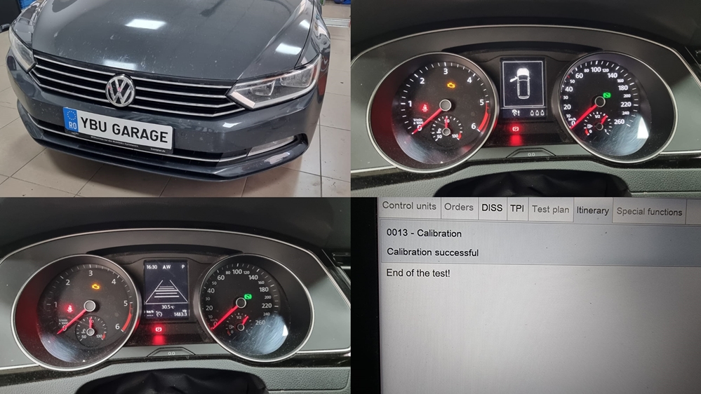 Calibrare Radar ACC Set Reparatie ACC Front Assist Indisponibil Passat ...