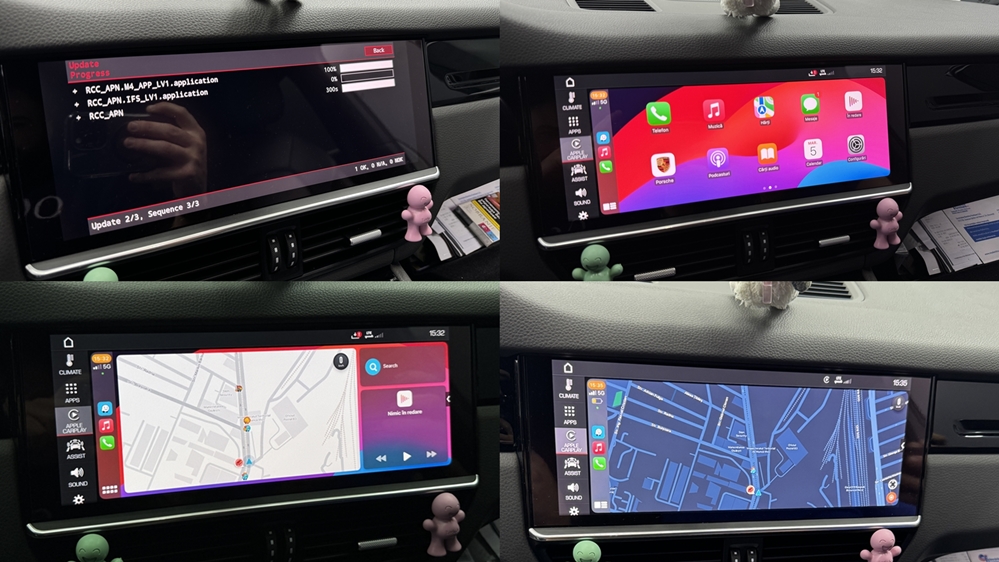 Porsche Cayenne 2020 9YA Instalare Montare Montaj Retrofit Camera Spate ...