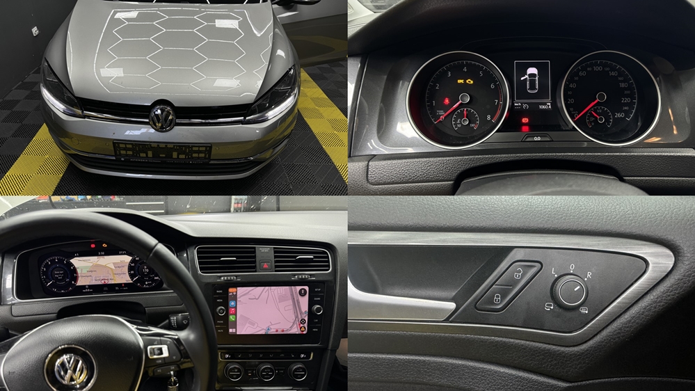VW Golf 7 VII 2018 Instalare Ceasuri Digitale Virtual Cockpit Navigatie ...