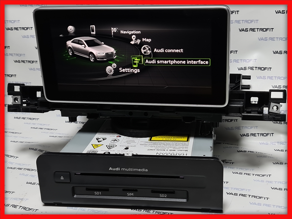Navigatie Audi A4 B9 A5 F5 Q5 FY MMI Plus MIB2 High HARMAN Display Unitate