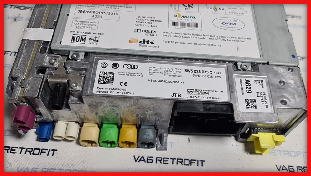 Unitate Navigatie Audi Q5 A4 A5 MMI MIB2 8W5 035 035 C 8W5035035C