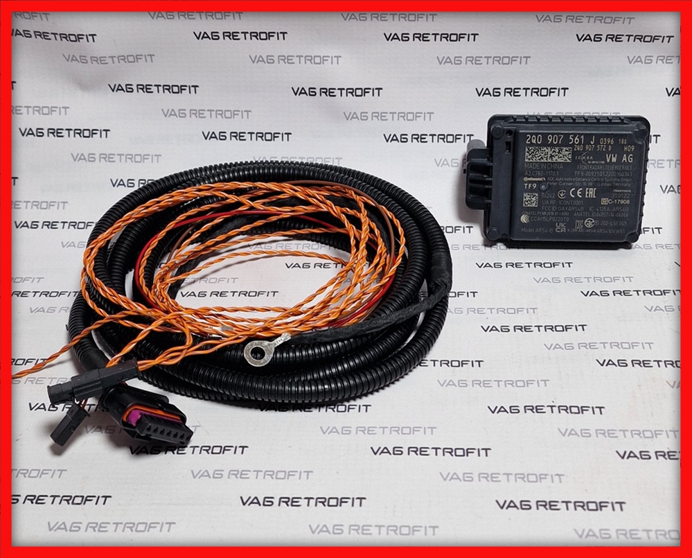 Modul Radar Distronic ACC Adaptive Cruise Control 2Q0907561J 2Q0 907 561 J