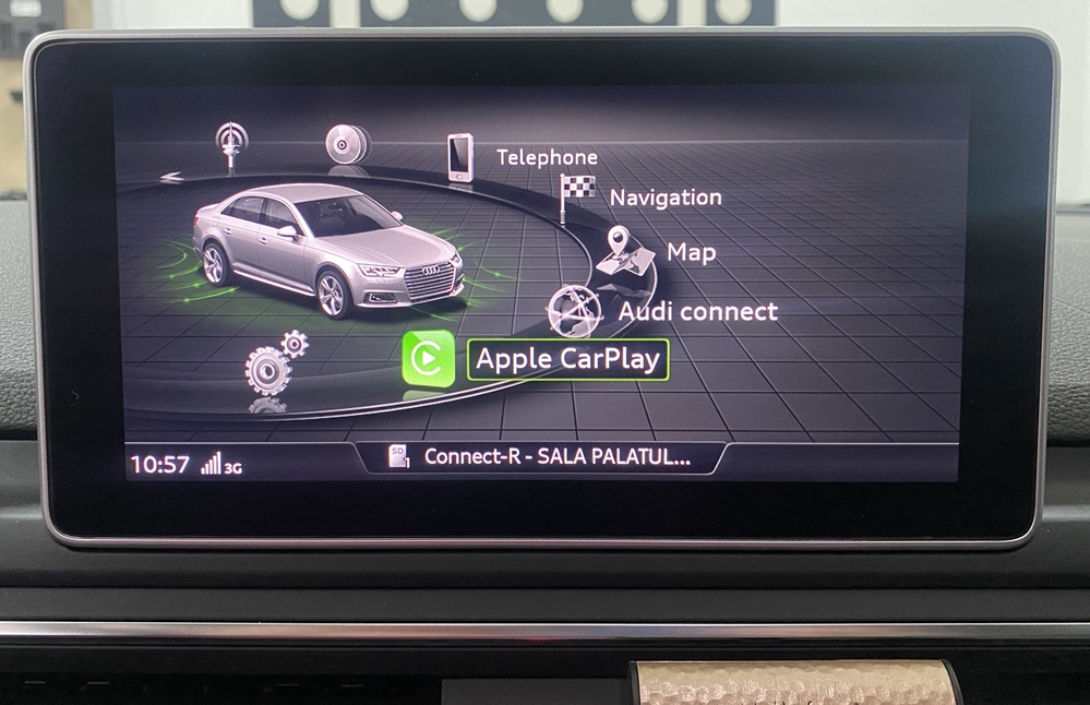 Audi A4 B9 2017 Activare Apple Carplay Android Auto Whatsapp Waze ...