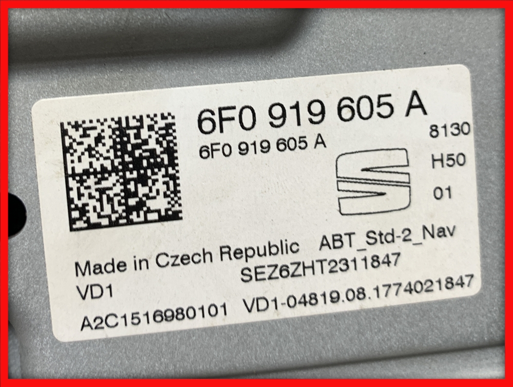 Display Navigatie Media Original Seat Ibiza KJ Arona 6F0 919 605 A ...
