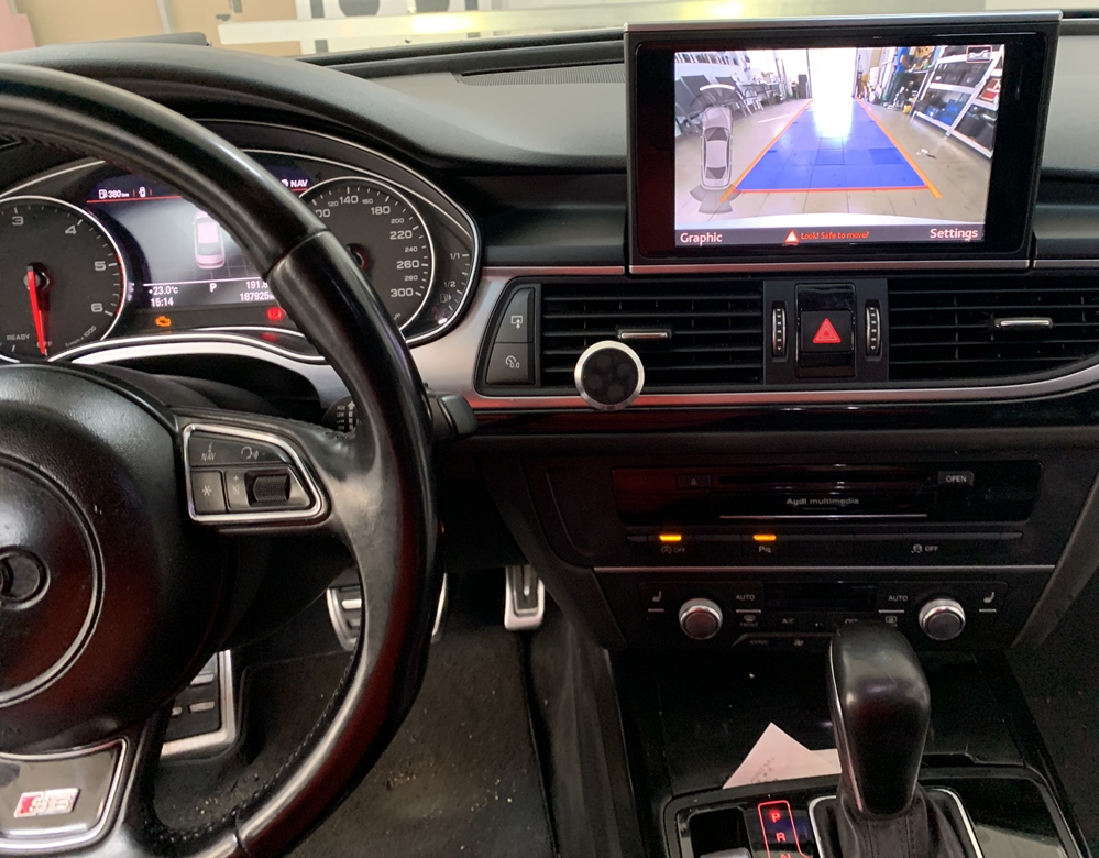 Audi A6 C7 2015 Instalare Camera Spate Marsarier Highline Originala