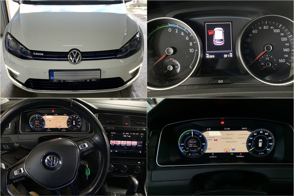 Instalare Ceasuri Digitale VW E Golf 7 VII Virtual Cockpit AID LED Plasma