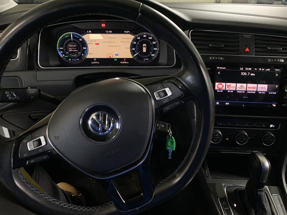 Instalare Ceasuri Digitale VW E Golf 7 VII Virtual Cockpit AID LED Plasma
