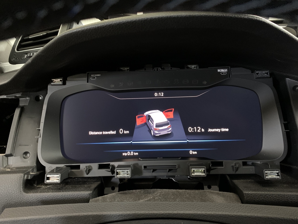 Instalare Ceasuri Digitale VW E Golf 7 VII Virtual Cockpit AID LED Plasma