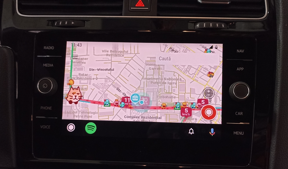 VW Golf 7 VII 2014 Instalare Comenzi Volan Navigatie MIB 2 Apple ...