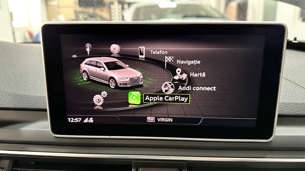 Audi A4 B9 2017 Activare Apple Carplay Android Auto Port USB 2 Sloturi