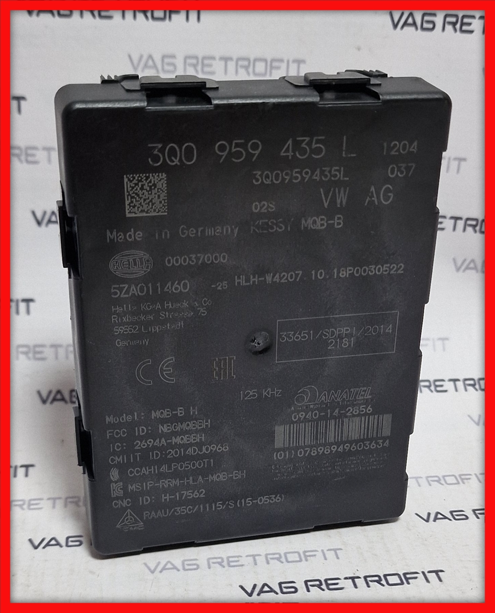 Modul / Unitate Keyless Go Kessy VW Passat B8 3Q0 959 435 L 3Q0959435L