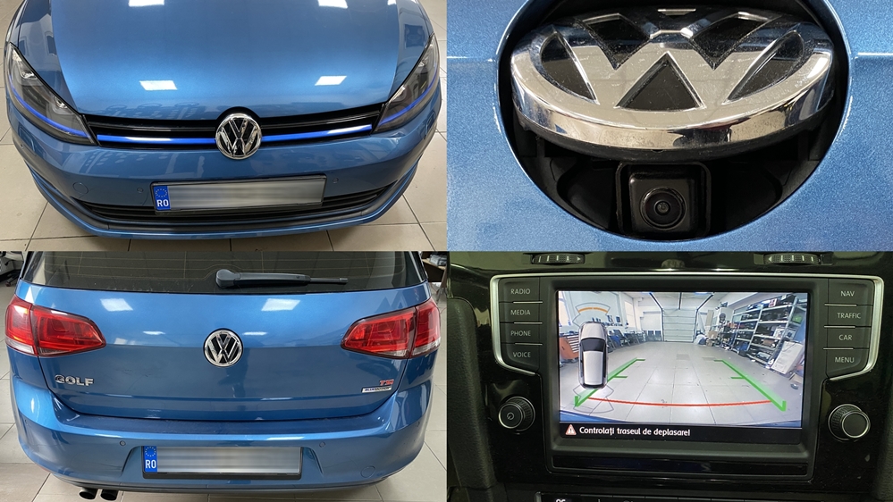 VW Golf 7 VII 2016 Montare Camera Spate Marsarier Originala Lowline