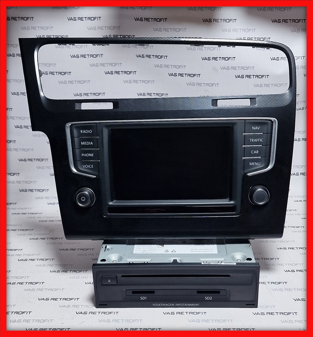 Navigatie MIB 2 MIB2 Display Unitate Navigatie VW Golf 7 3Q0035874A ...