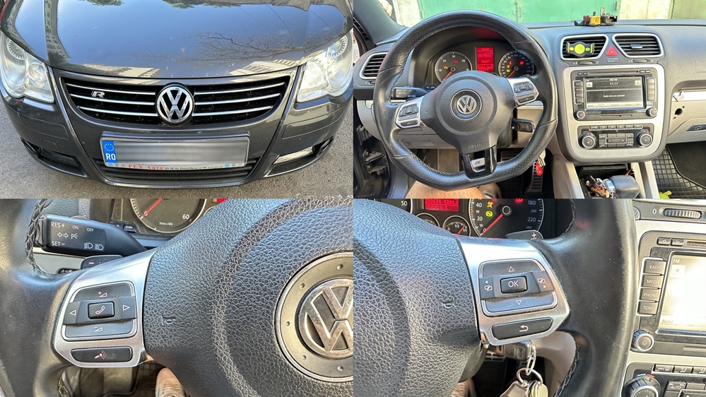 VW Eos 2007 Activare Comenzi Volan Instalare Calculator Coloana Highline